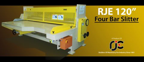 120" Four Bar Slitter - RJE Machinery, Inc.